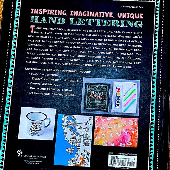 Sterling Innovation | Other | Deluxe Hand Lettering Set From Barnes And ...